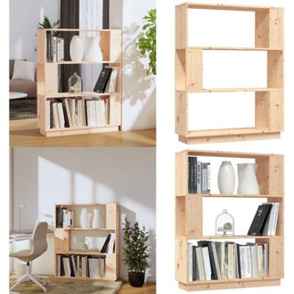 vidaXL Biblioth&egrave;que/S&eacute;parateur de pi&egrave;ce 80x25x101 cm Pin solide - Biblioth&egrave;que - Biblioth&egrave;que Design - Meuble Rangement - &Eacute;tag&egrave;re Bois - S&eacute;parateur Pi&egrave;ce