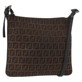 Fendi Pre-owned Canvas Cross Body Bag - - Pre-owned - Damen - Braun - ONE SIZE