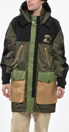 Dsquared2 Maxi Steppjacke mit Kapuze Dsquared2