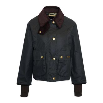 Barbour Cropped Beadnell Waxed Jacket - - Jackets - Damen - Gr&uuml;n - XL