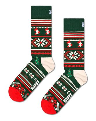 Happy Socks Christmas Socken mit Weichnachtsdekor-Motiven in