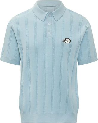 KidSuper Studios Homme, Tops, Bleu, Taille: L Painters Logo Polo