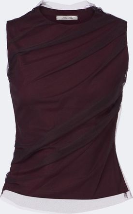 Dorothee Schumacher Top aus Jersey und T&uuml;ll