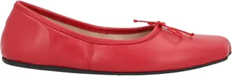 Vivienne Westwood Ballerinas mit Orb-Schild - Rot