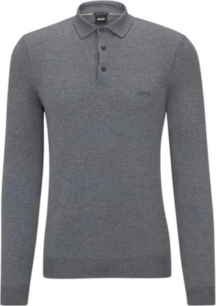 HUGO BOSS Homme, Tops, Gris, Taille: L Pull Polo Bono L