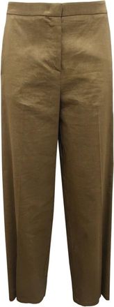 Pinko Pinko, Femme, Pantalons, Vert, Taille: 42 FR Jacopone Wide Leg Pantalons