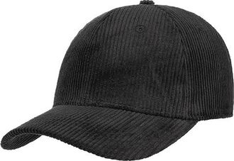 Hatshopping Chapeaushop Casquette Basic Corduroy Baseball Casquette en Coton Casquette de Baseball (Taille Unique - Noir)