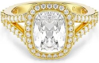 Swarovski Femme, Accessoires, Jaune, Taille: 50 MM Bague Una Angelic