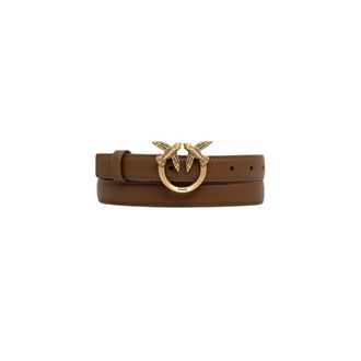 Pinko D&uuml;nner Lederg&uuml;rtel - - Accessories - Damen - Braun - XS