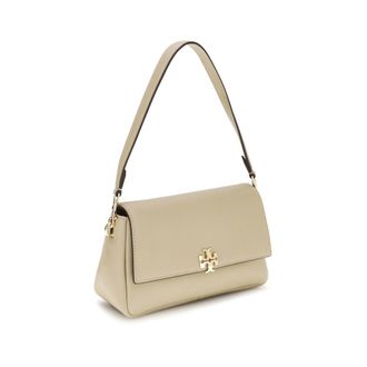 Tory Burch Womens Beige Calf Leather Bos Taurus Shoulder Bag