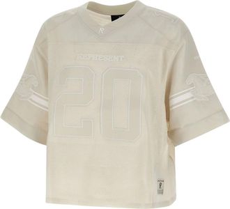 Represent Represent, Homme, Tops, Blanc, Taille: M American Football Top