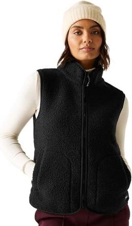 Regatta WMS BW Frankie Borg Gilet sans Manches en Polaire pour Femme, Noir, 44