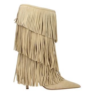 PARIS TEXAS Paris Texas Beige Lederstiefel - - Shoes - Damen - Beige - 36 EU