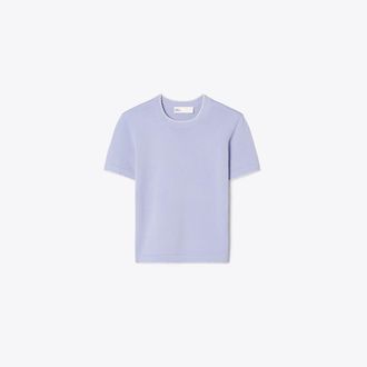 Tory Burch Damen Wolltop mit Wellenkante