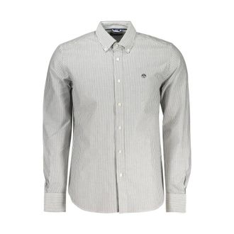 North Sails Homme, Chemises, Blanc, Taille: S Chemise &agrave; manches longues boutonn&eacute;e en coton