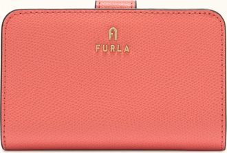 Furla Camelia Kompaktes Portemonnaie M Aperitivo Strukturiertes Leder Damen