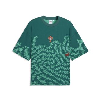 Puma T-shirt oversize KING PUMA x PORTUGAL x SALEHE BEMBURY Homme, Accessoires, Vert, XL