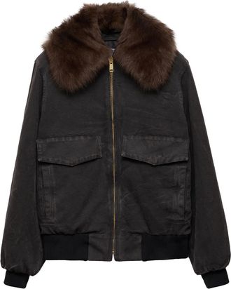 Prada Gefütterte Jacke - Schwarz