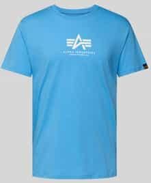 Alpha Industries T-Shirt mit Label-Print