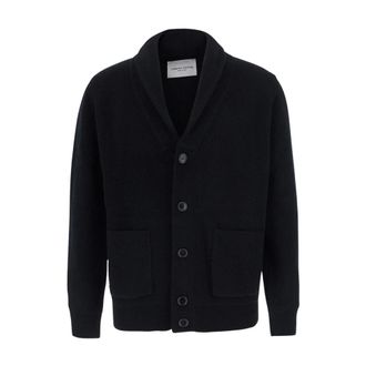Roberto Collina Lapel Jacket ML - - Knitwear - Herren - Schwarzk - XL