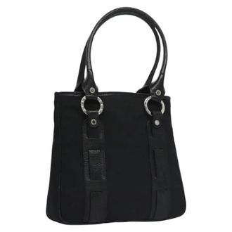 Bulgari Pre-owned Canvas Handtaschen - - Pre-owned - Damen - Schwarzk - ONE SIZE