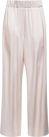 Jil Sander Femme, Pantalons, Rose, Taille: 38 FR Pantalon en m&eacute;lange dac&eacute;tate