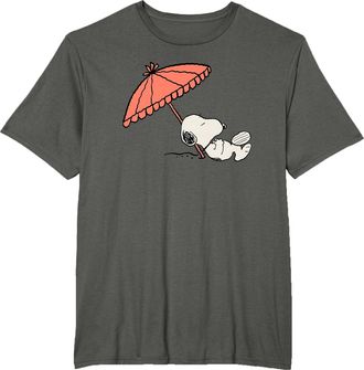 Peanuts Regenschirm entspannen T-Shirt