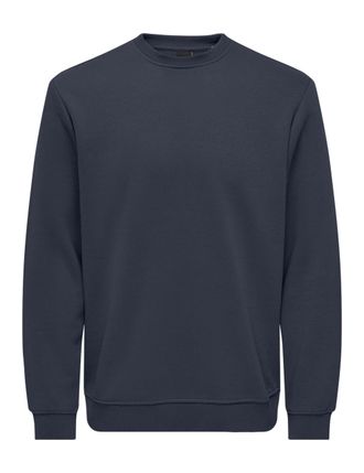 Only & Sons Herren Onsconnor Reg Crew Neck Sweat Noos, Blue Nights, XL EU