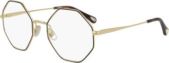 Chlo&eacute; unisex, Accessoires, Jaune, Taille: 50 MM Lunettes de vue rondes
