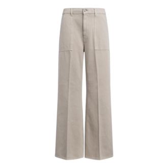 Dondup Amely Wide Hosen - - Trousers - Damen - Beige - W27