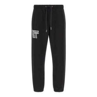 Off-white Motion Arrow Cuffed Sports Pants - - Trousers - Herren - Schwarzk - S