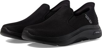 Skechers Herren Go Walk Arch Fit 2.0 Hands Free 2 Sneaker, Black Textile/Synthetic, 46 EU Weit