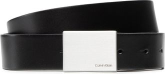 Calvin Klein Herreng&uuml;rtel Calvin Klein Formal Plaque Belt 3.5cm K50K504309 Schwarz