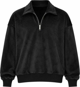 Song for the Mute Pull zipp&eacute; classique &agrave; col - Homme - Sweatshirts et sweats &agrave; capuche - Noir - Taille: M