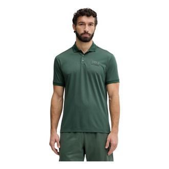 Emporio Armani Emporio Armani Ea7, Homme, Tops, Vert, Taille: M Polo en Modal Lux Identity