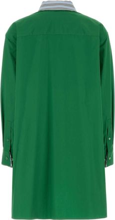 Loewe Dress Shirt Dress - Green