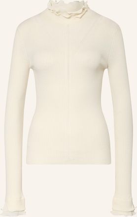 Liu Jo Liu Jo Pullover Mit R&uuml;schen weiss