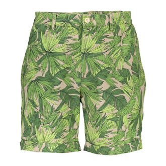 GANT Homme, Shorts, Vert, Taille: M Short Bermuda Beige avec D&eacute;tail Logo