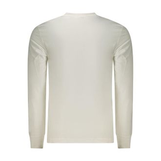 Timberland Cotton Crew Neck Long-Sleeve T-Shirt - White