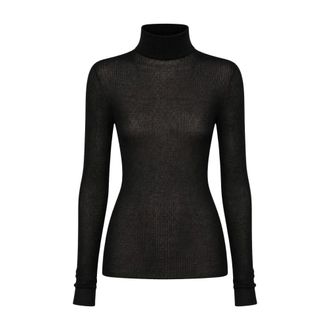 Liviana Conti Col roul&eacute; - Femme - Pulls - Noir - Taille: 40 FR