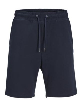 Jack & Jones Short en Molleton Bermuda Coupe Confortable Court avec Poches lat&eacute;rales, Couleurs:Bleu-2, Taille:XXL