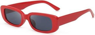 Generic Lunettes De Soleil &Agrave; Petite Monture For Hommes Et Femmes, Id&eacute;ales For Le Sport En Plein Air La Conduite(Red)