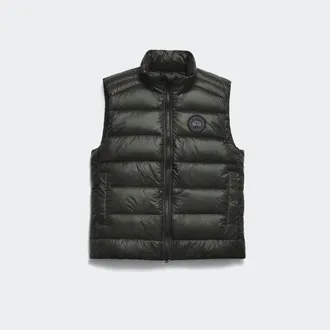 Canada Goose Crofton Weste mit Black Label (M&auml;nnlich, Volcano, XXL)