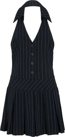 Hinnominate Hinnominate, Femme, Robes, Bleu, Taille: 38 FR Pinstripe Short Dress