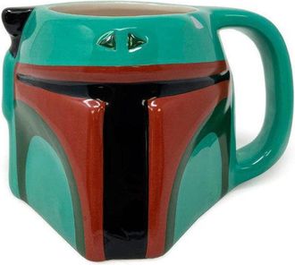 Star Wars 3D Tasse geschnitzt aus Keramik (Boba Fett)