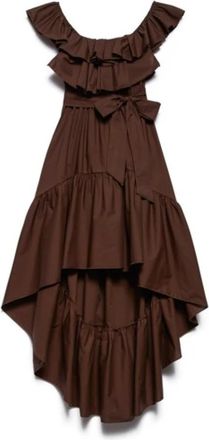 Aniye By Femme, Robes, Brun, Taille: 38 FR Asymmetric Tiered Skirt