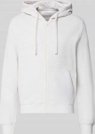 s.Oliver Red Label Relaxed Fit Sweatjacke aus reiner Baumwolle