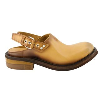 Miu Miu Damen, Schuhe, Braun, 40 EUGr&ouml;&szlig;e