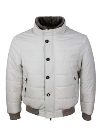 Barba Blouson Rembourr&eacute; - Cr&egrave;me