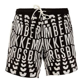 Dirk Bikkembergs Homme, Maillots de bain, Noir, Taille: S Style Audacieux Boardshorts